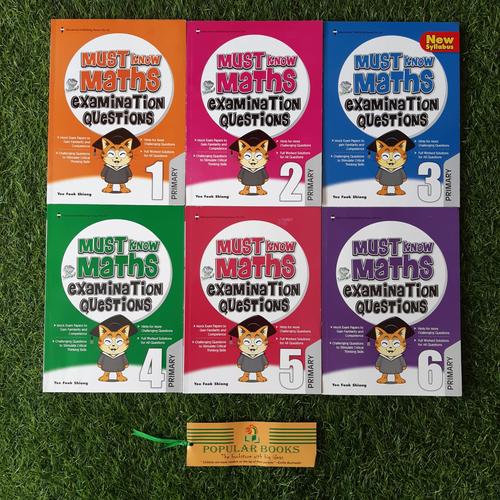 Jual Primary Must Know Maths Examination Questions - Primary 5 ...