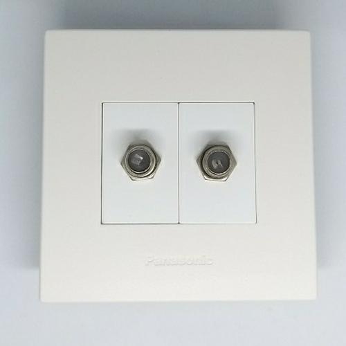 Jual STOP KONTAK OUTLET FACEPLATE TV KABEL FIST MEDIA FRAME PANASONIC ...