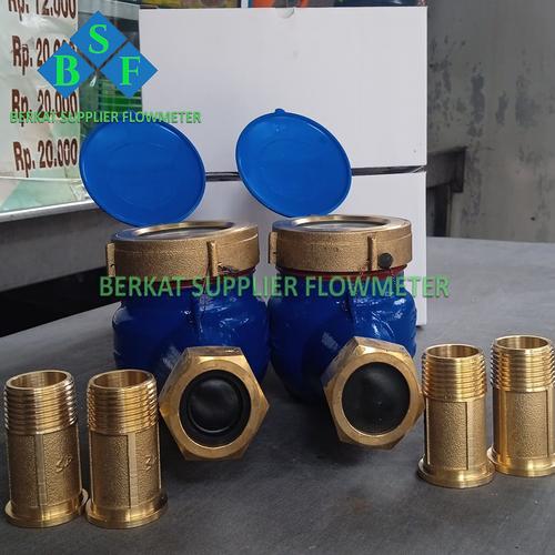 Jual METERAN AIR 1,5 INCH / WATER METER DN 40 / FLOWMETER AIR - Jakarta ...