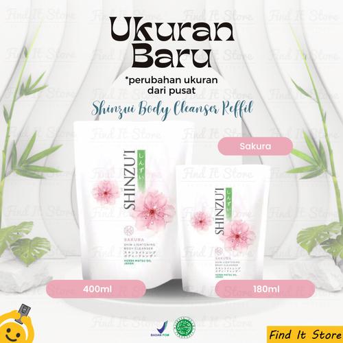 Jual Shinzui Sabun Cair REFILL 420ml 200ml Skin Lightening Body Wash ...