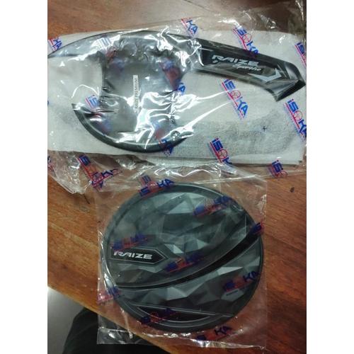 Jual Paket Outer Handle & Tank Cover All New Raize 2021 2022 Black Doff ...