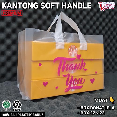 Promo 30x30 cm Plastik Gift Box Hampers Thank You | Sablon HD Box 22x22 ...