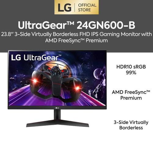 Jual LG UltraGear™ 24GN600-B 23.8'' FHD IPS Gaming Monitor AMD FreeSync ...