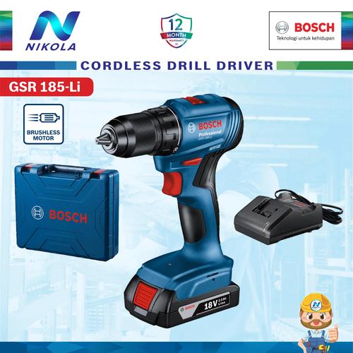 Promo Bosch Brushless Drill Driver 18V GSR 185-LI GSR185LI - Jakarta ...