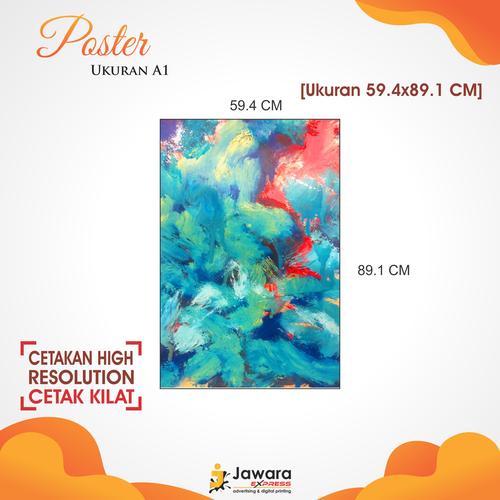 Jual CETAK POSTER ARTPAPER UKURAN A1 CUSTOM TERMURAH MALANG - AP150 ...