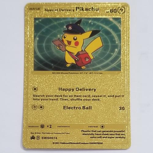 Jual Kartu Pokemon Pikachu Vmax V Evolution Mega GX Emas Gold Card ...