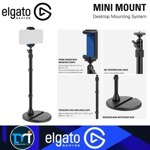 Promo Elgato Mini Mount - Desktop Mounting System for Podcast Streaming Cicil 0% 3x - Jakarta ...