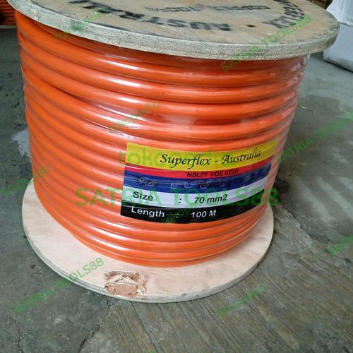 Jual Welding Cable Suparflex 70mm x 100 M Cooper 100% Kabel Las Full ...
