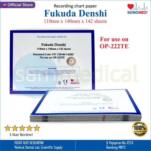 Jual Sonomed Kertas ECG EKG Fukuda Denshi 110mm x 140mm x 142sheet ...