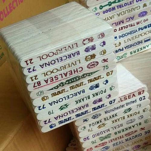 Jual Stik mainan es krim import isi 500pcs /stik sablon stik tepuk ...