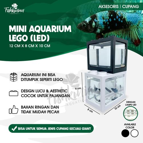 Jual Akuarium Ikan Cupang Lego - Hitam - Kota Tangerang Selatan ...