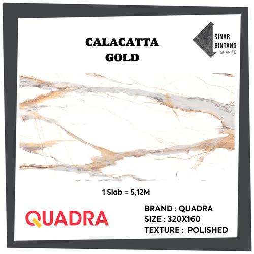 Jual Granit Quadra 320x160 Calacatta Gold - Jakarta Timur - Sinar ...