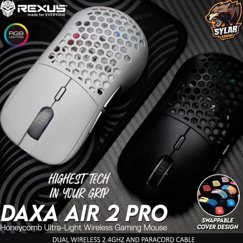 Jual Rexus Daxa Air 2 Pro Wireless RGB Ultra-Lightweight Gaming Mouse ...