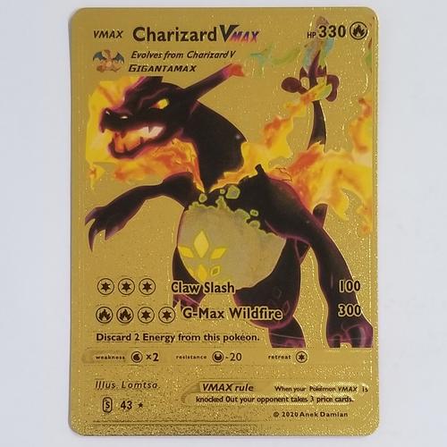 Jual Kartu Pokemon Charizard Vmax V Evolution Mega GX Emas Gold Card ...