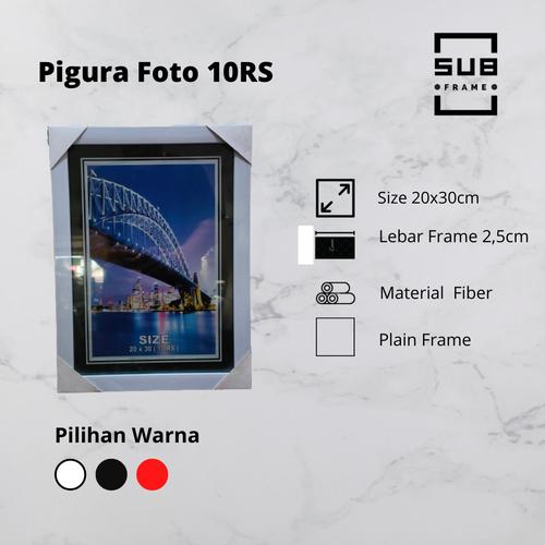 Jual Bingkai Foto / Pigura Fiber 10 RS - Putih, polos - Kota Surabaya ...