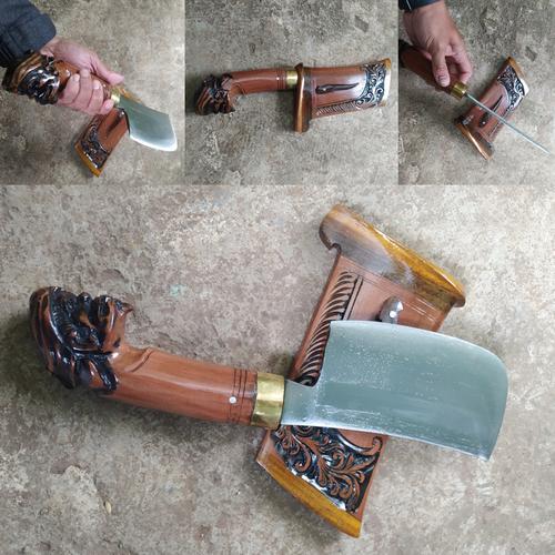 Jual Golok Sunda Petok Cepot Ukir Baja Super Premium - Kota Bandung ...