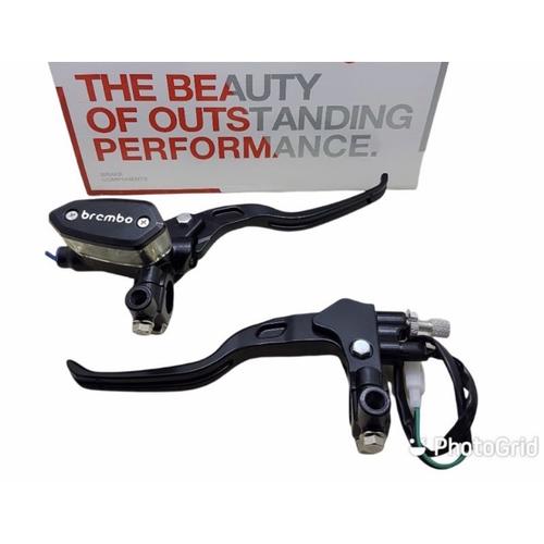 Jual Master Rem Brembo Oval Model Rcb Paket Handle Kopling Universal ...