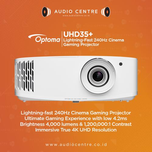Promo Optoma UHD35+ UHD 35+ 4K UHD HDR Home Theater & Gaming Projector ...