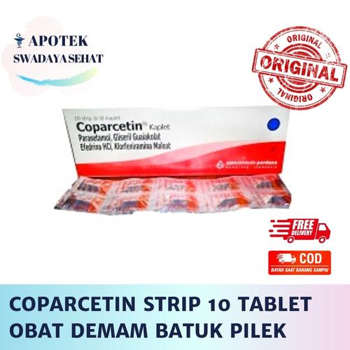 Jual Coparcetin kaplet batuk pilek disertai demam strip 10 kaplet - Kab ...