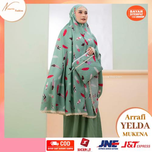 Jual mukena Yelda rukuh alat sholat perlengkapan sholat dewasa arrafi ...