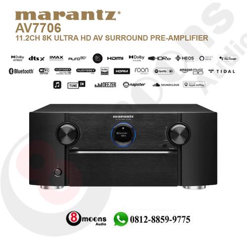 Jual Marantz AV7706 11.2ch AV Processor with HEOS built in ultra hd 8k ...