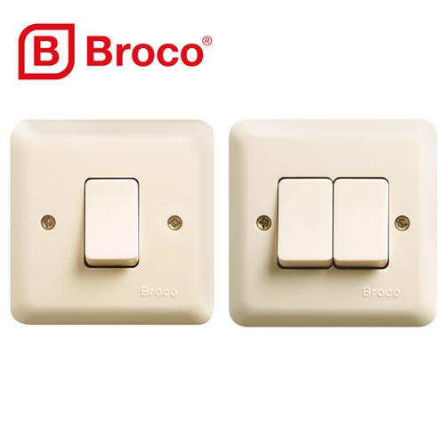 Jual BROCO Saklar Engkel Seri 6621U 6622U New Gee - Double (6622U ...