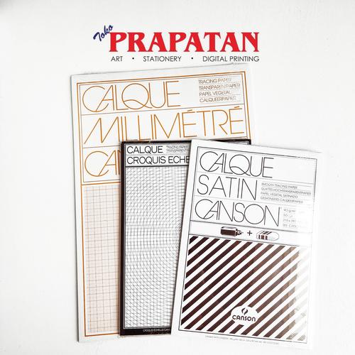 Jual Canson Calque Tracing Paper Croquis Millimetre Satin - Croquis ...