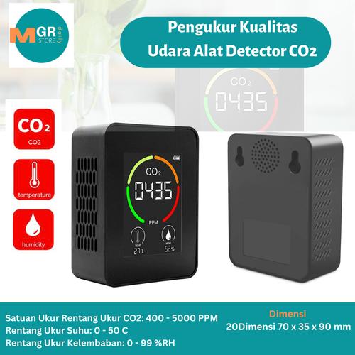 Jual Pengukur Kualitas Udara Alat Detector CO2 Sensor PPM Meter ...