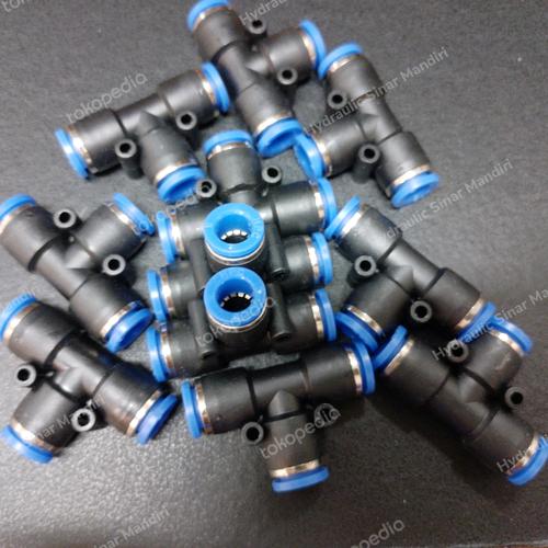Jual PUT 08-00 Fitting Angin Sambungan T selang 8mm - Jakarta Barat ...