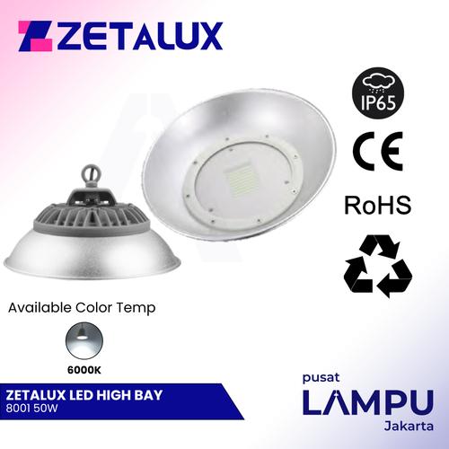 Promo Zetalux 8001 Highbay LED 50watt 220Volt Aluminium IP65 6000K ...