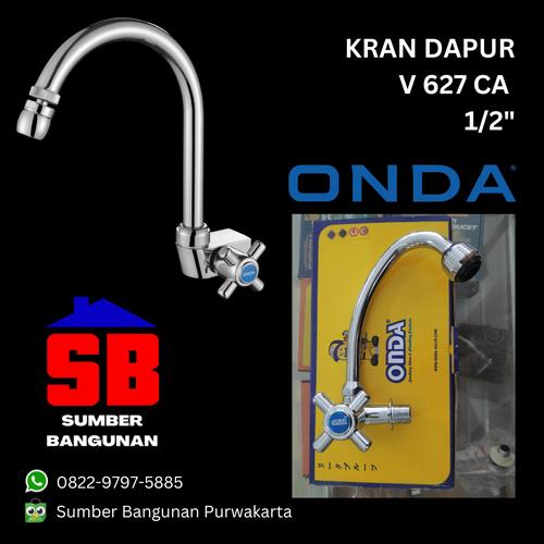 Jual KRAN DAPUR ONDA V 627 CA 1/2" KERAN ANGSA PANJANG BAK CUCI PIRING ...