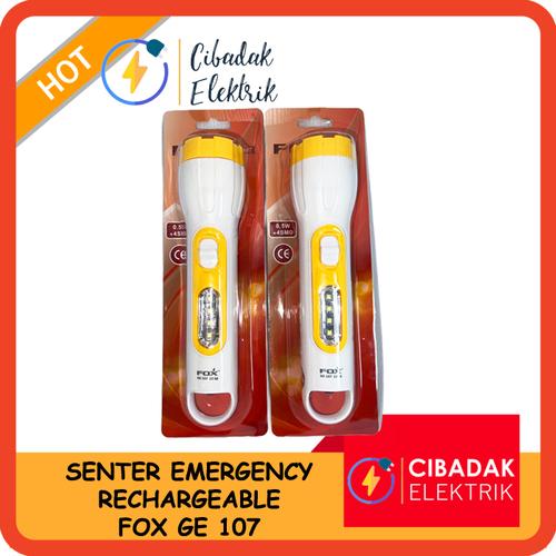 Jual Senter Cas Fox GE107 / GE 107 / GE-107 / Lampu Darurat Emergency ...