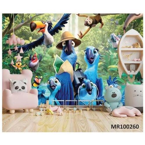 Jual Wallpaper Dinding 3D Mural Photowall Dinding Kartun Rio Animasi ...