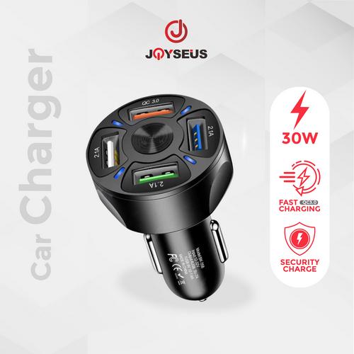 Promo JOYSEUS QC3.0 Quick Charger USB Car Charger 4 Port - CM0003/4 - JM15 - Jakarta Utara ...