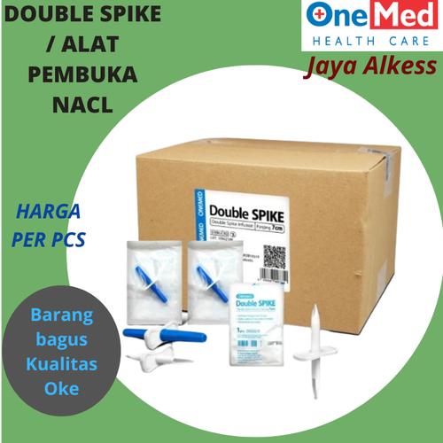 Jual Double Spike Onemed / Penusuk Botol Nacl One Med / Transofix Nacl ...