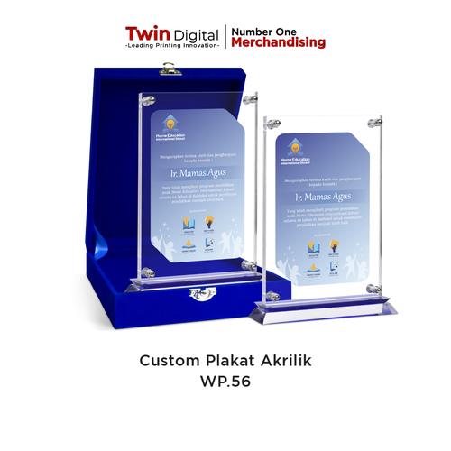 Jual Plakat Akrilik Custom Free Box Bludru - Plakat Jepit PJ03 - Polos ...