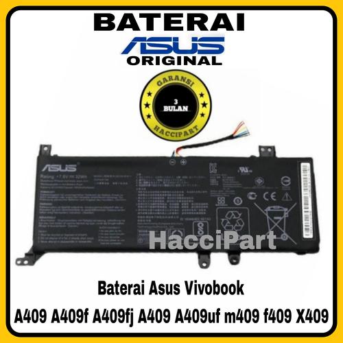 Jual Baterai ORI Asus Vivobook A409 A409f A409fj A409 A409uf m409 f409 ...