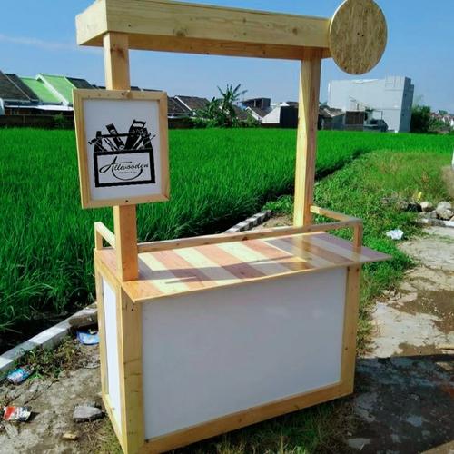 Jual booth container booth kayu gerobak kayu booth kayu - Kab. Bekasi ...