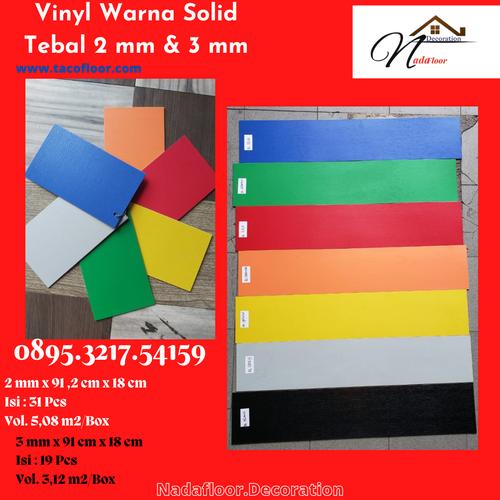 Jual Lantai Vinyl Polos Warna Solid Tebal 3 mm & 2 mm - Tebal 3 mm ...