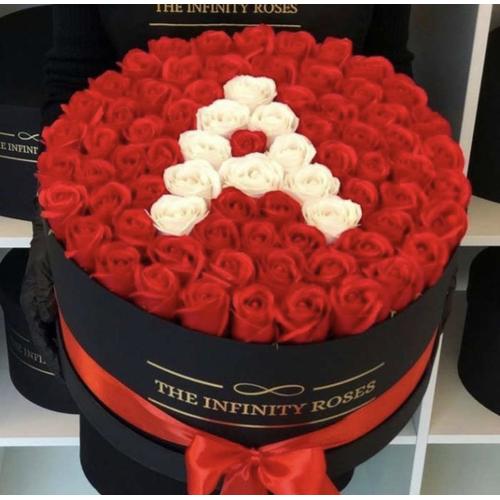 Jual The Alphabet Roses bouquet buket huruf bunga segar - M - Jakarta ...