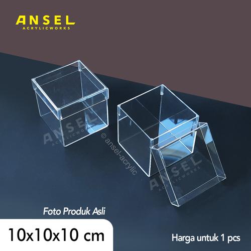Promo Box Akrilik Multifungsi 10x10x10 cm - Kotak Hadiah, Perhiasan ...