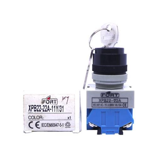 Jual SELECTOR SWITCH 3 POSISI FORT XPB22-22A-11X/31 BLACK - Jakarta ...