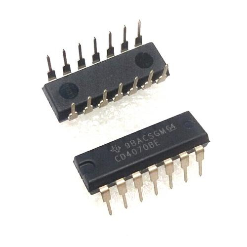 Jual IC CD4070 CD 4070 CD4070BE HEF4070 HCF4070 MC14070 14070 14pin Dip ...