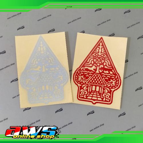 Jual Sticker Gunungan Wayang - Putih - Kota Semarang - AWS Online Shop ...