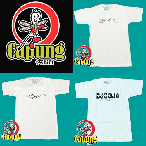 Jual KAOS JOGJA SABLON ASLI MEREK CAPUNG T-SHIRT KAOS JOGJA SIMPEL ...