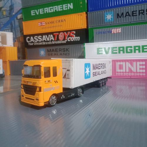 Jual Diecast truck container Sealand scala 87 Miniatur truk kontainer ...