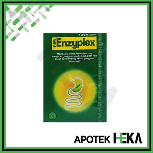 Jual New Enzyplex Strip isi 4 Tablet - Melancarkan Pencernaan dan Kembung - Kota Bekasi - Apotek ...