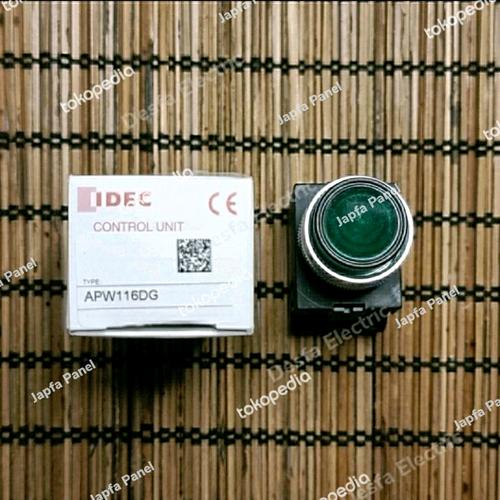 Jual Pilot Lamp Idec APW116DG Hijau 100-110VAC Original Japan - Jakarta ...