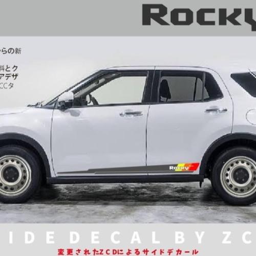 Jual STICKER SIDE DECAL DAIHATSU ROCKY RAIZE BY ZCD - ABU TUA - Kota ...