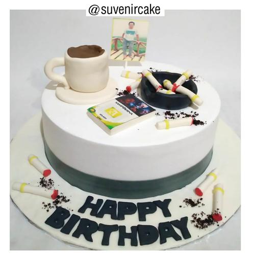 Jual Cake rokok/kue ulang tahun rokok/kue ultah rokok/kue ultah tema ...